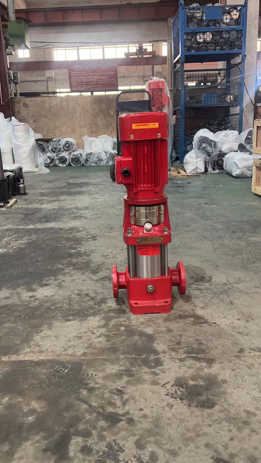 SS304 Multi Stage Fire Pump CDLF Vertical Inline Water Pump