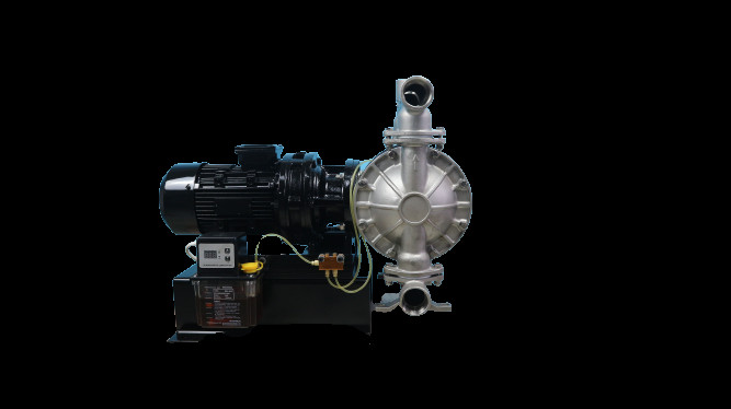 DBY Electric Diaphragm Pump With Reduction Box 20 Ft Max. Suction Lift