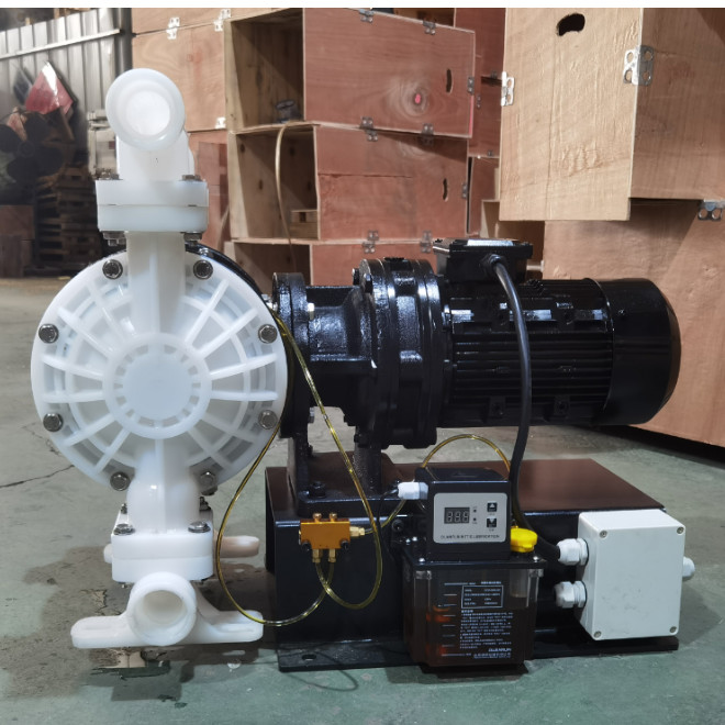 DBY Plastic Electric Diaphragm Pump With Reduction Box Voltage 380v ...