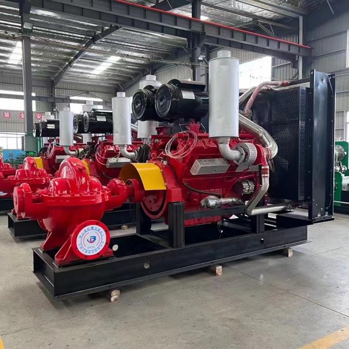 1200 GPM Diesel Engine Fire Pump Series XBC Pressure 12 Bar Automatic