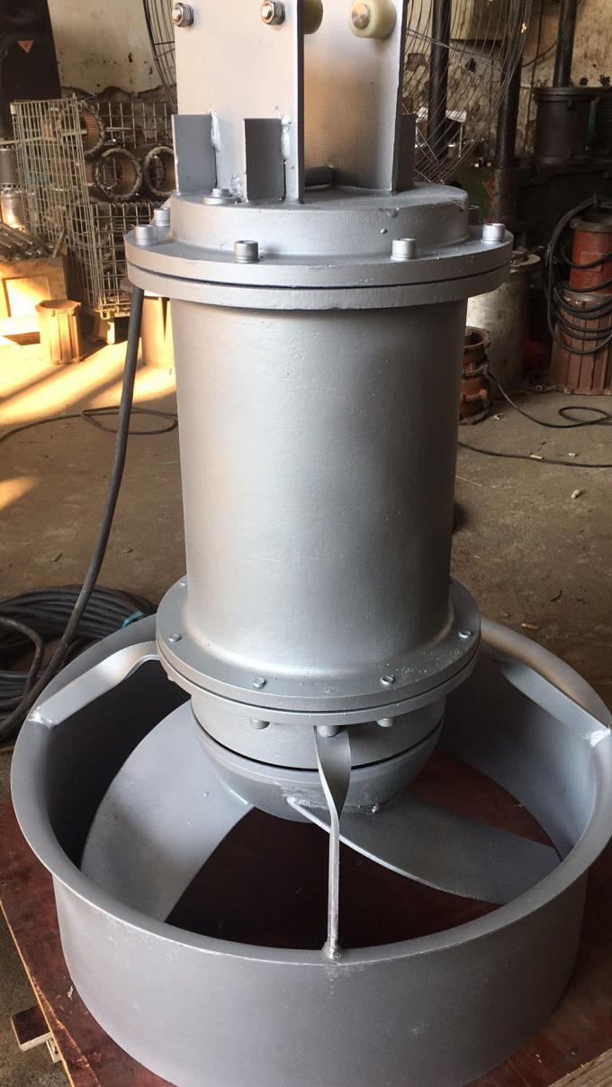 3 Phase 1.5KW Submersible Mixer Pump 1400RPM 260mm 250N Water Treatment ...