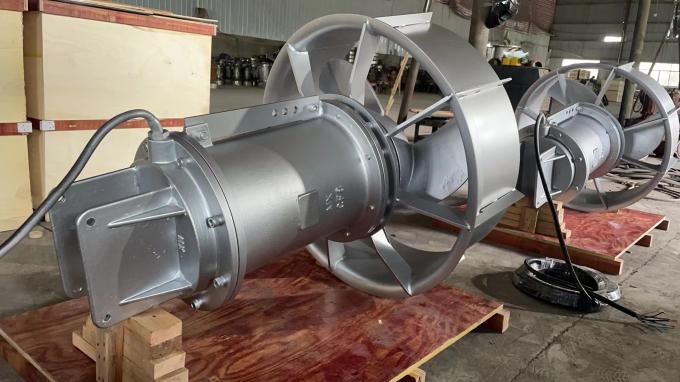 10KW Wastewater Treatment Mixers Stainless Submerged Mixer QJB