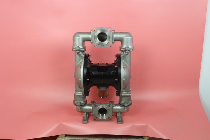 QBY Pneumatic Diaphragm Pump SS304, Media Through Gender is Good, Head Up to 50m